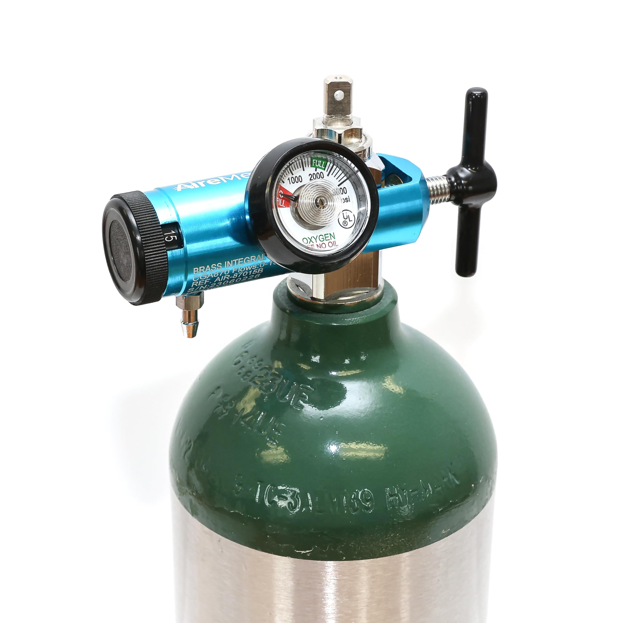 Mua AireMed Oxygen Regulator 0-15LPM, CGA-870 Gauge Flow Rate ...