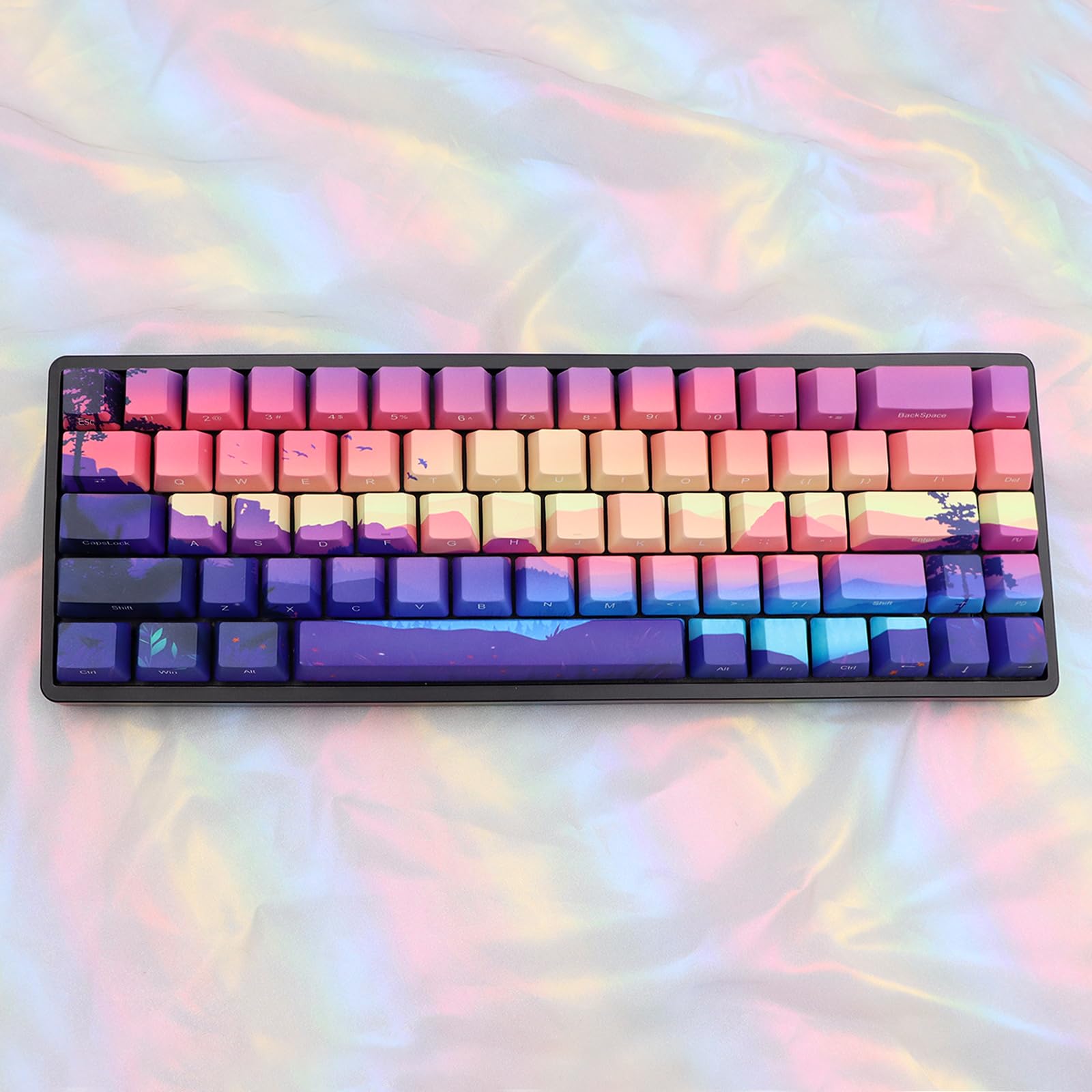 Mua JSJT Side Printed Keycap - Keycaps 65 Percent, 68 Keys Keycaps OEM ...