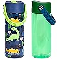 Amazon.com: Elemental Leak Proof Water Bottles for Kids - Splash Kids Water Bottle for School ...