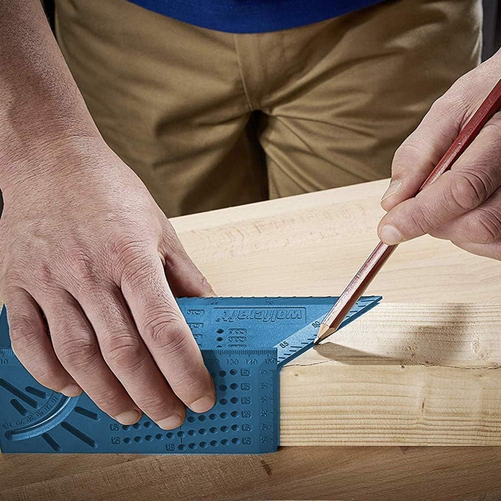 3D Mitre Angle Measuring Tool，Mitre Angle Ruler Measuring Template，45/ ...