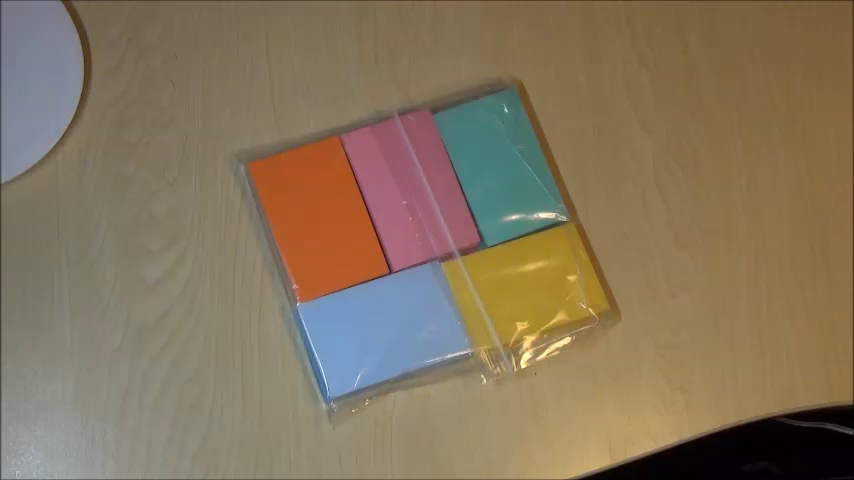 250 Blank Thin Flash Cards - Size 5cm x 7cm - 5 Colours - Index ...