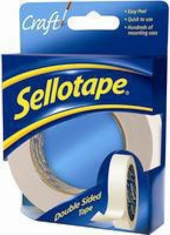 Sellotape Double Sided Tape With Dispenser 15m x 5m: Amazon.co.uk ...