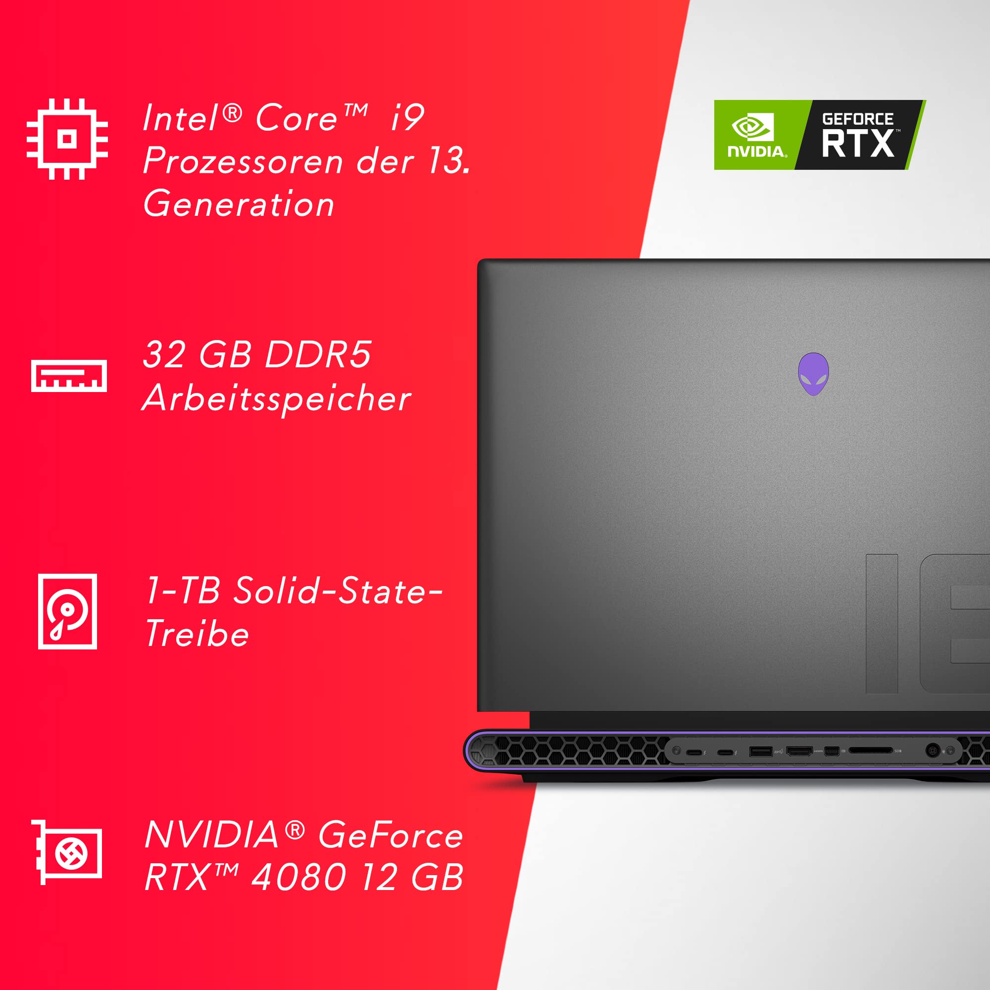 Mua Alienware m18 Gaming Laptop | 13th Gen Intel Core i9 13900HX ...