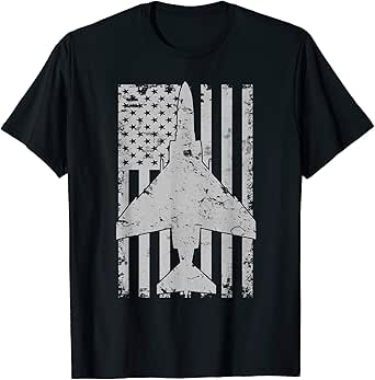 Amazon.com: F-4 Phantom II Fighter Jet Patriotic Military Pilot T-Shirt ...