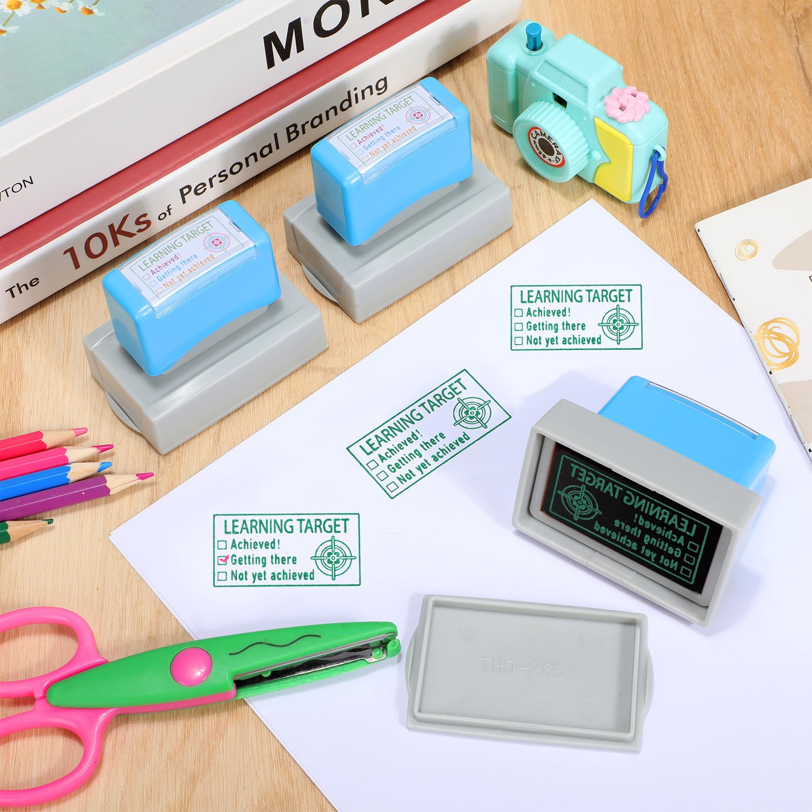 Mua Teacher Stamps Self Inking Teacher Grading Stamps Checkbox Grading ...