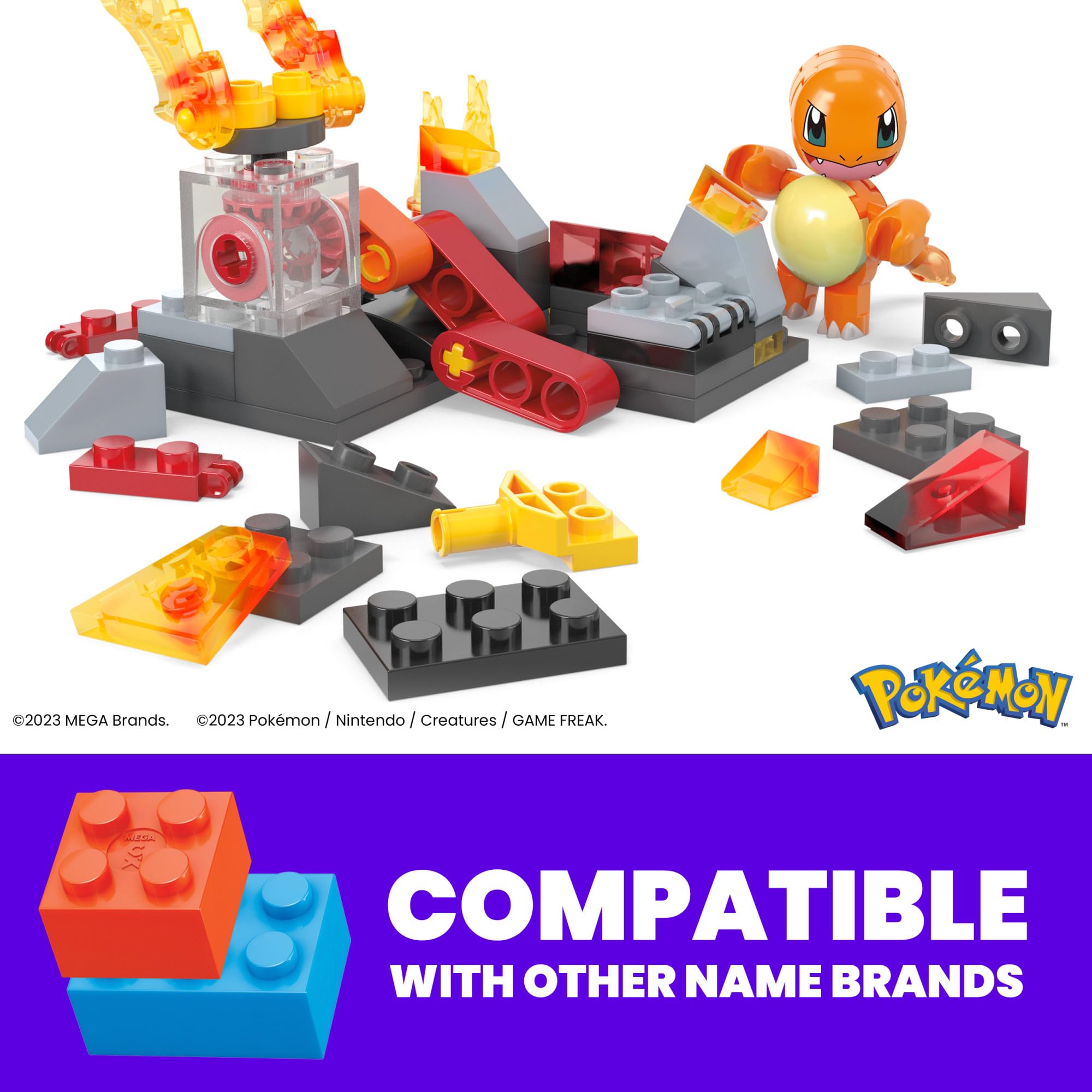 Mua Pokémon Building Toys Set Charmander’s Fire-Type Spin with 81 ...