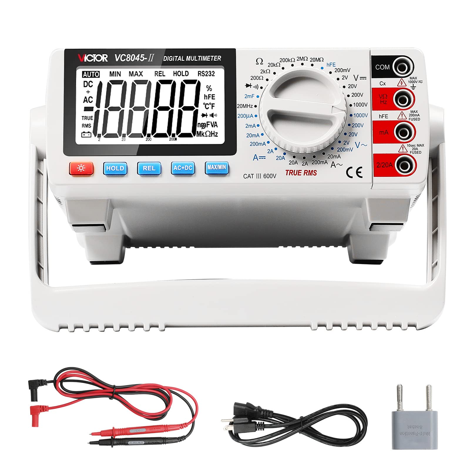 Mua Desktop Multimeter, Riiai 19999 Counts True RMS Multimeter, 1000V ...