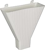 Y Downspout Funnel for Rectangular Downspouts (2x3, Low Gloss White ...