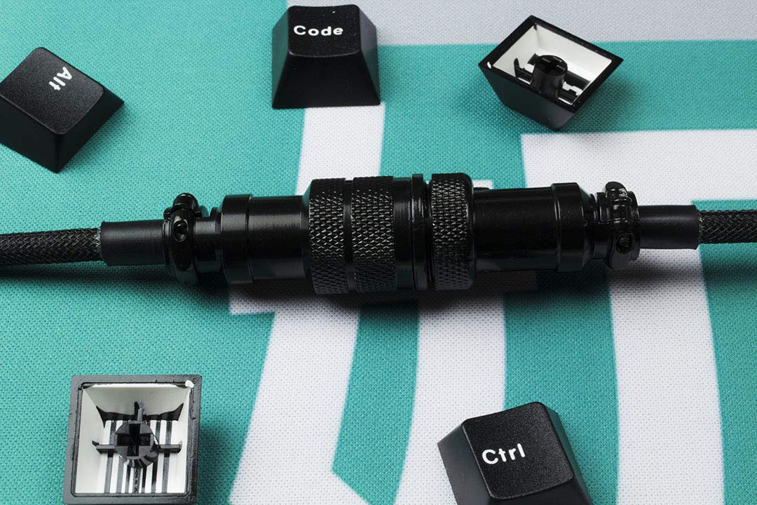 Mua Tez Cables Black Custom Coiled Cable Aviator for Mechanical ...