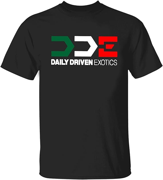 FamilyGifts DDE Daily Driven Exotics (Black, 3XL): Amazon.ca: Clothing ...