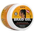 Amazon.com : 16 OZ Big Capacity Strong Hold Braid Gel Tames Frizz ...