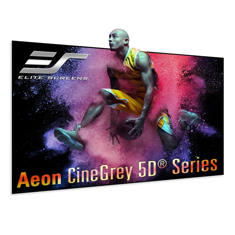 Elite Screens Aeon CineGrey 5D 150” Fixed Frame ALR Projector Screen 16 ...