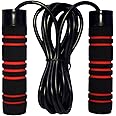 Amazon.com : Weighted Jump Rope (1LB) With Memory Foam Handles and ...