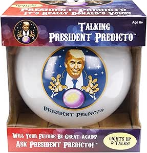 Amazon.com: President Predicto - Donald Trump Fortune Teller Ball - The ...