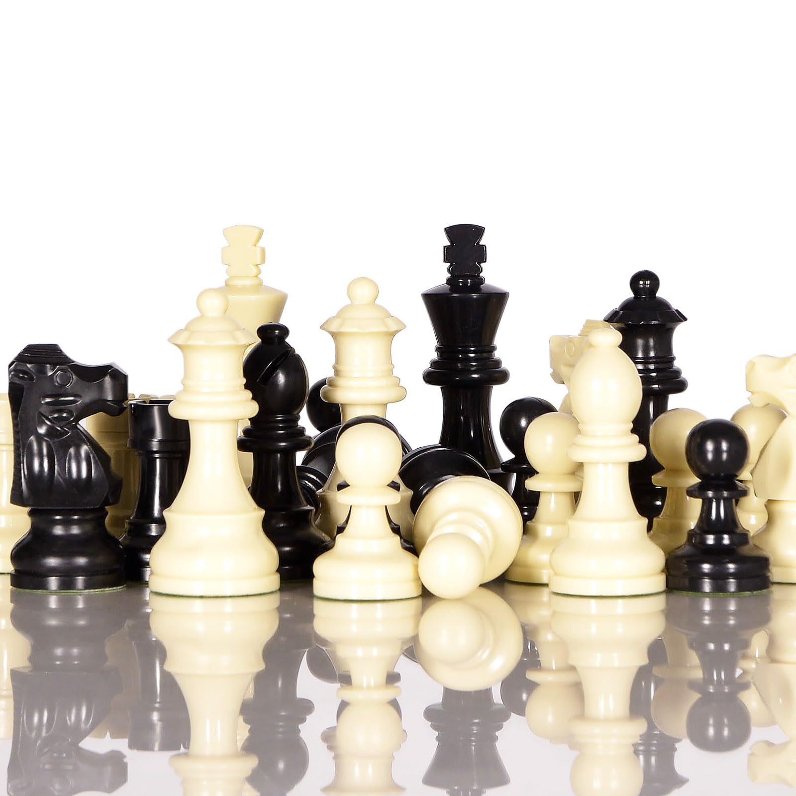 Mua Weighted Chess Pieces Only, 2 Extra Queens/Staunton Chessmens with ...
