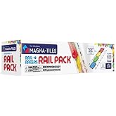 Amazon.com: Magna-Tiles Rail Racers Deluxe 90-Piece Magnetic ...