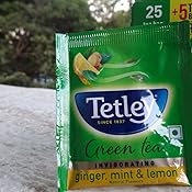 Tetley Green Tea, Ginger, Mint and Lemon, 100 Tea Bags: Amazon.in ...