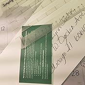 Amazon.com: Lettering Envelope Addressing Stencil - Template Ruler ...