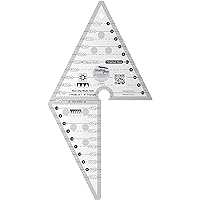 Amazon.com: Creative Grids 2 Peaks in 1 Triangle Quilt Ruler - CGR2P1