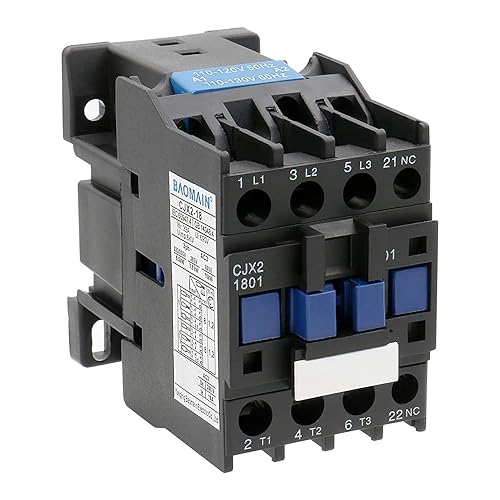 24v Contactor Baomain 3-Pole AC Contactor CJX2-1201, 220V Coil, 3NO+1NC ...