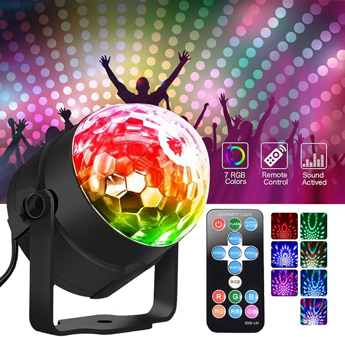 Projecteur pour Scène, METALBAY Lampe de Soirée, Projecteur à Effets ...