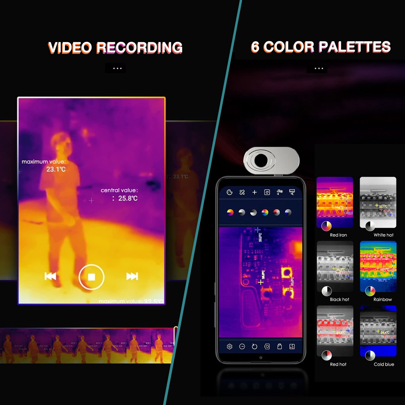 Mua 2023 Newest Thermal Camera Android, Thermal Imaging Camera Support ...