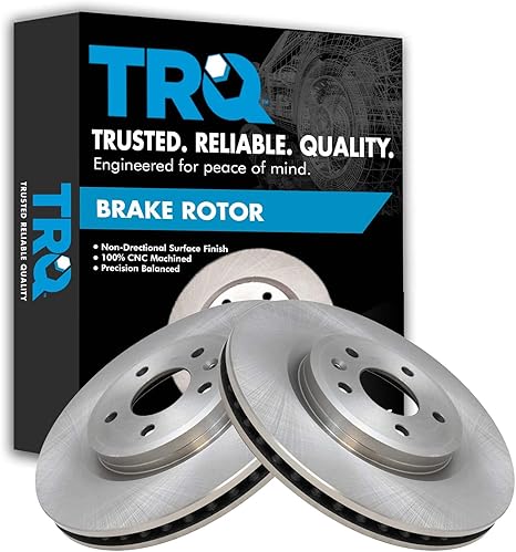 Amazon.com: TRQ Front Disc Brake Rotor Pair Set for 2011-2018 Ford ...