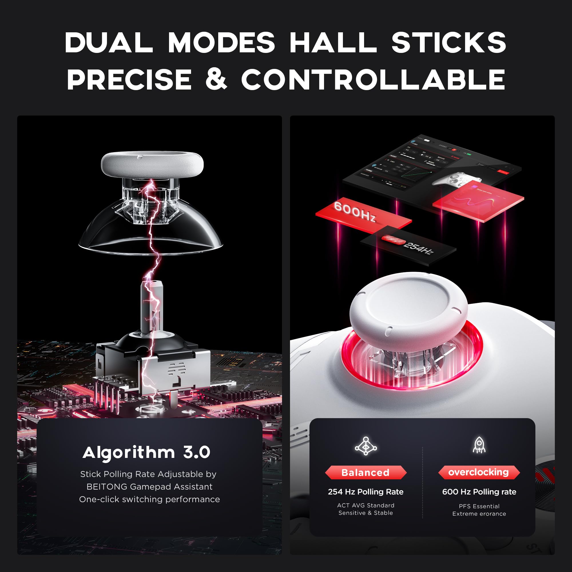 Mua BEITONG Asura 2 Pro+ Plus PC Game Controller No Drift Hall Effect ...