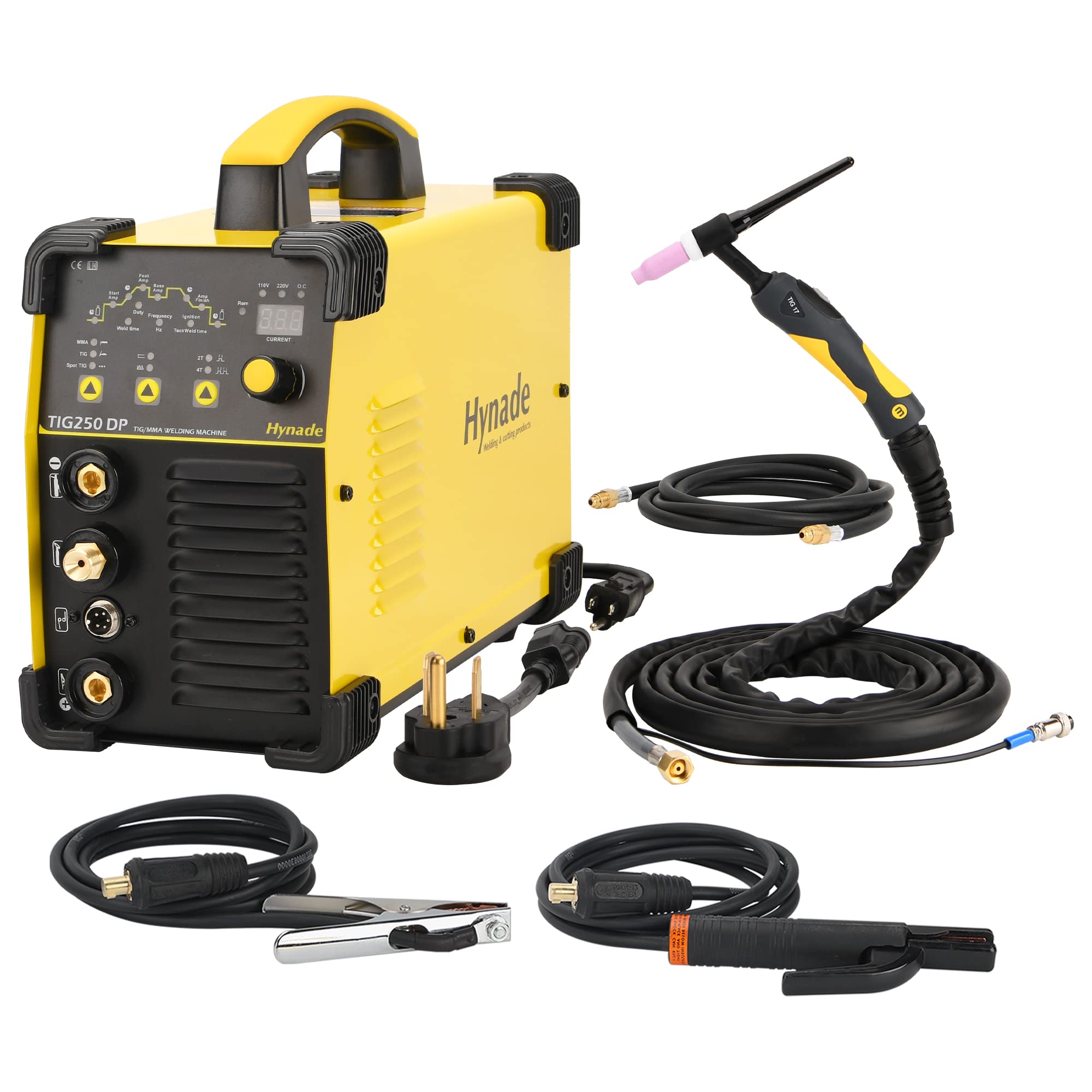 Mua hynade Tig Welder Tig250dp,Dual Voltage 110V/220V 250A Tig/mma 2 in ...