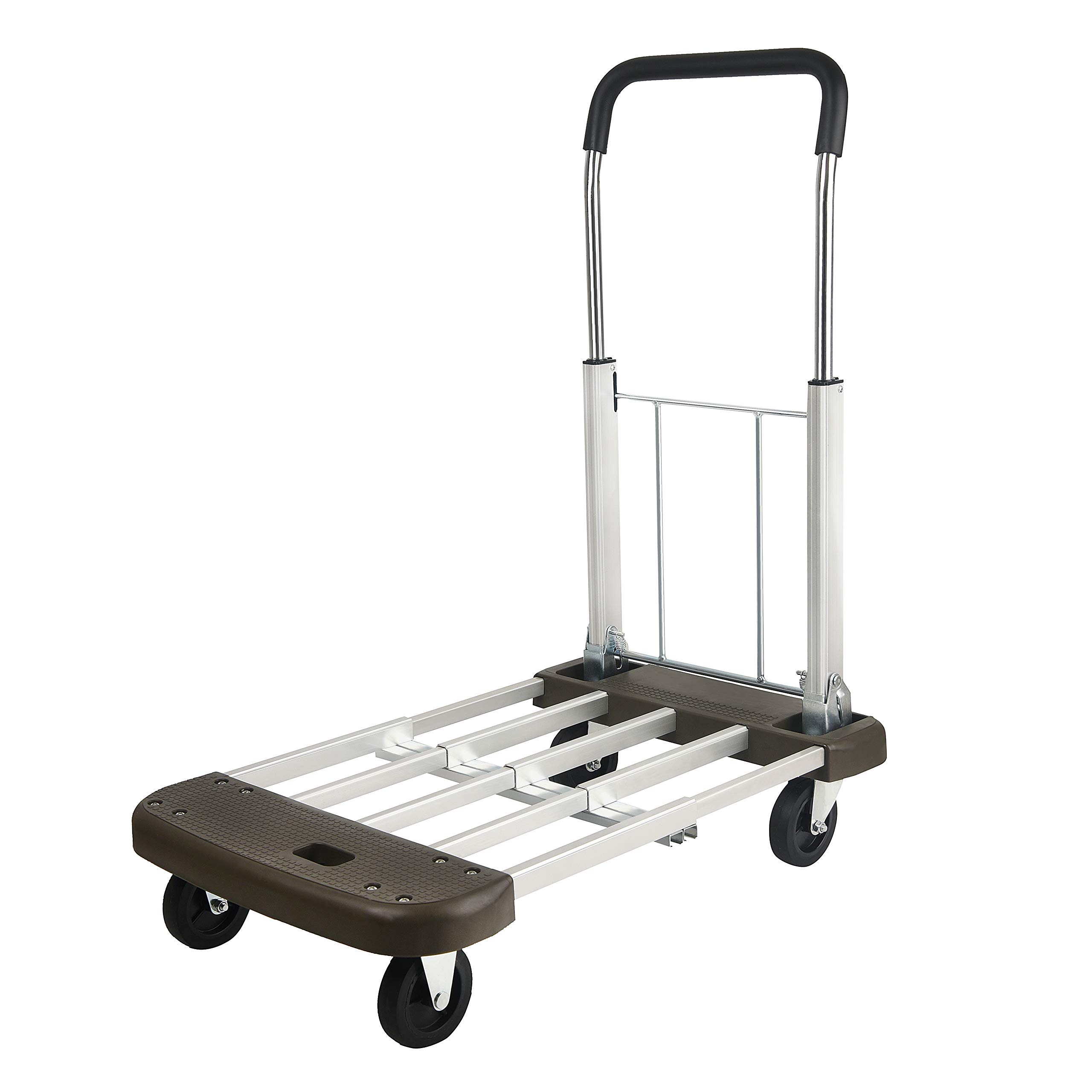 Mua Platform Cart Foldable Push Cart Aluminum Adjustable Length Flatbed ...