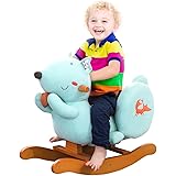 Labebe Child Rocking Horse Toy, Pink Rocking Horse Plush, Unicorn ...