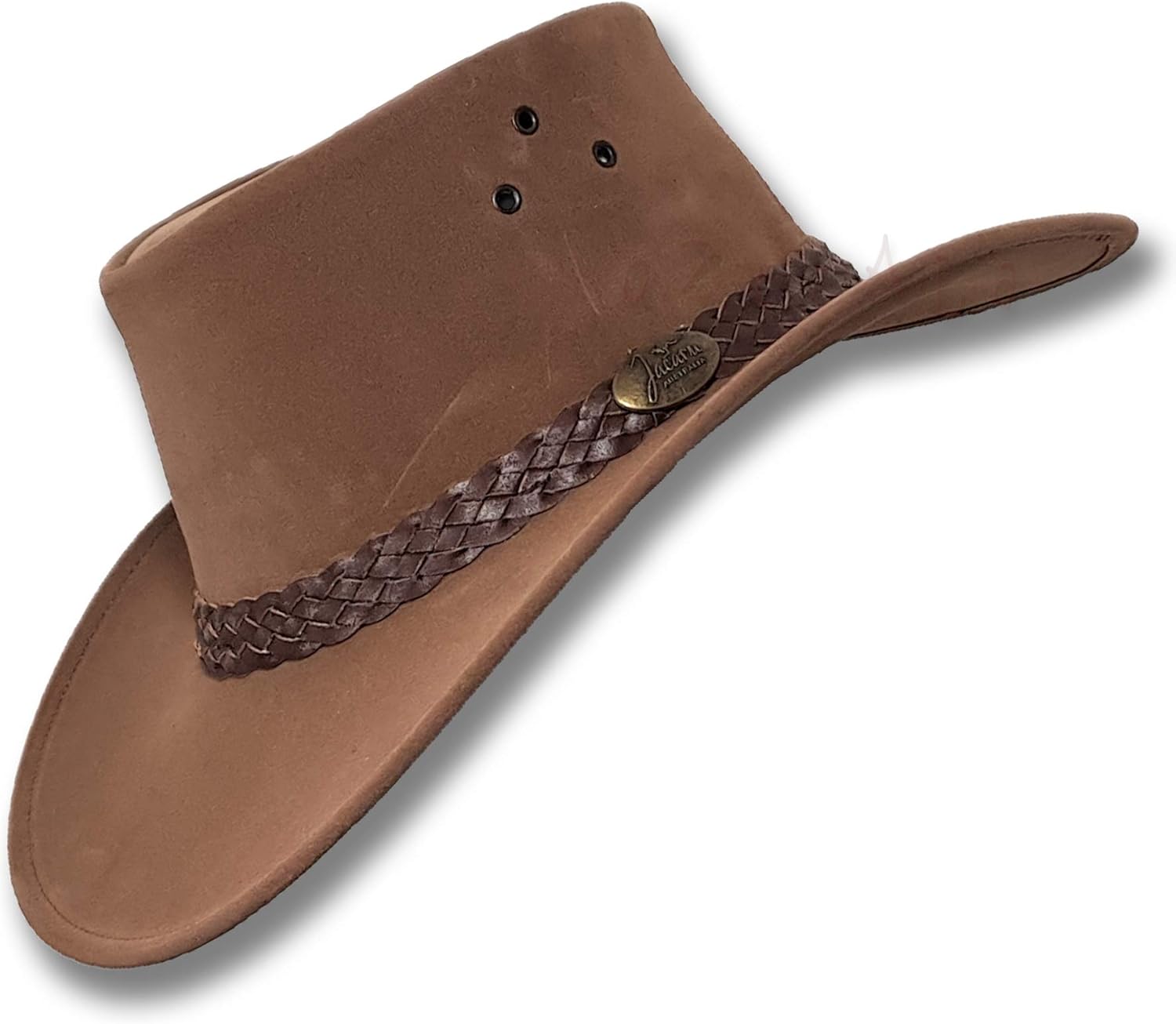 Oztrala Jacaru HAT P Leather Mens Womens Cowboy Australian Felt Fedora 