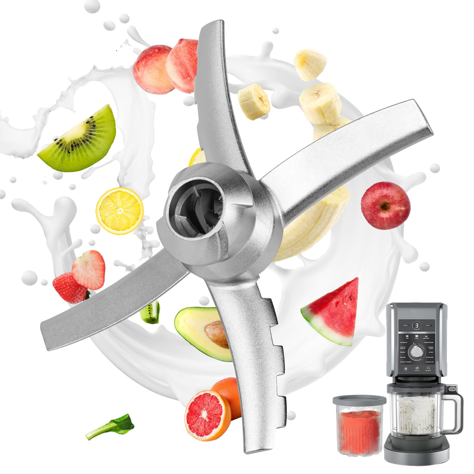 Mua Ninja Creami Deluxe Blade CN501CO, NC500 Stainless Steel Ice Cream ...