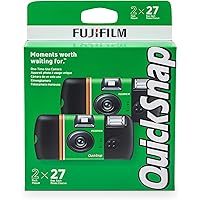 Amazon.com : Fujifilm QuickSnap Flash 400 One-Time-Use Camera -2 Pack ...