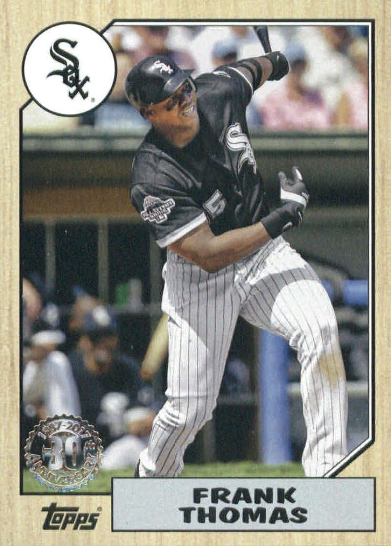 Amazon.com: 2017 Topps 87 Topps #87-21 Frank Thomas Chicago White Sox ...