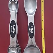 Amazon.com: PREMIUM Stackable Magnetic Measuring Spoons Set by ...
