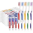 Amazon.com : SLequipo 100 Pack Disposable Toothbrushes with Toothpaste ...