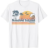 Amazon.com: Sanibel Island Beach Florida Vintage Spring Break 70s Retro ...