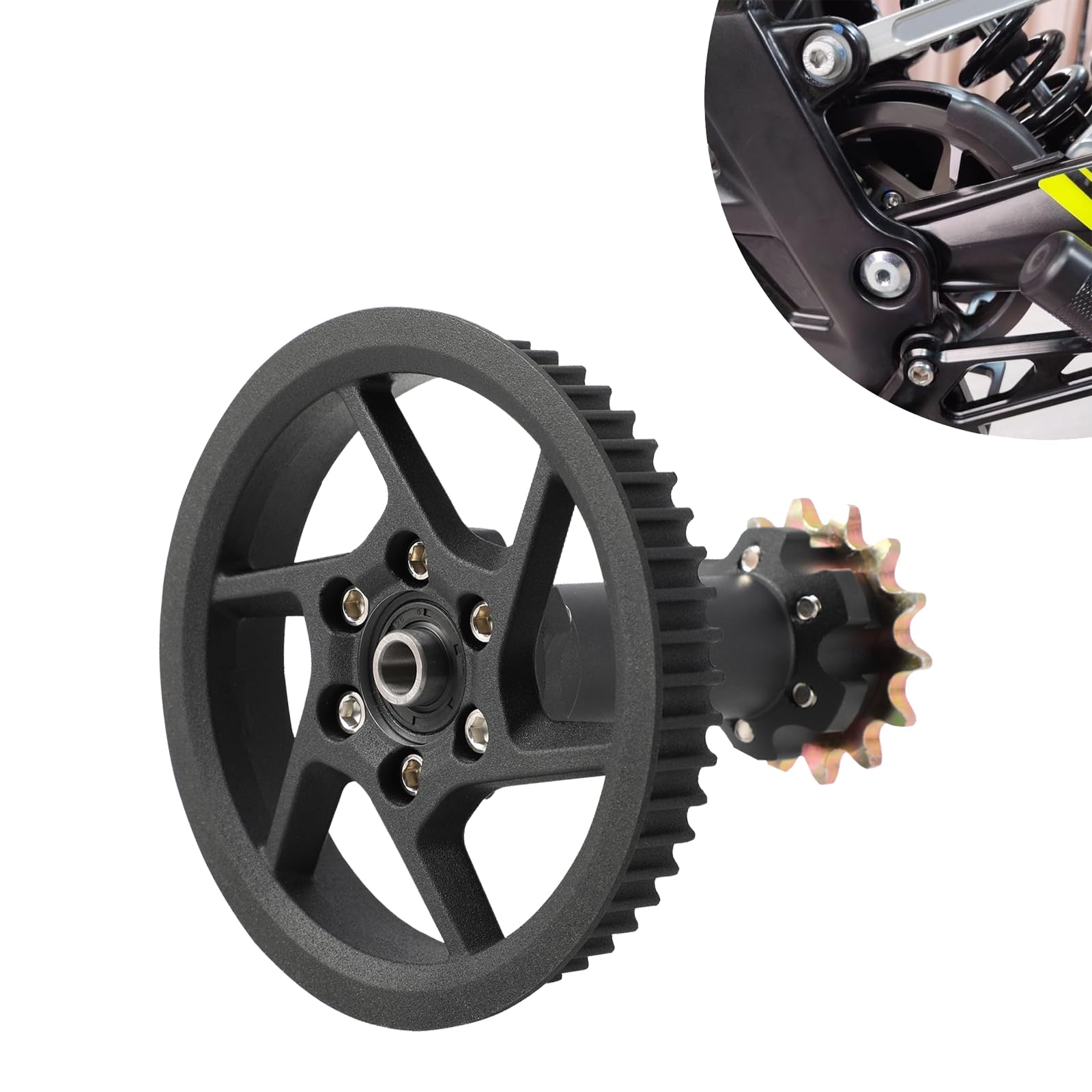 Runfarr Axle Bottom Sleeve Assembly for Surron,Center Axis Transmission ...