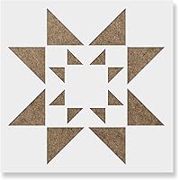Amazon.com : Kaleidoscope Quilt Block Stencil Template - Reusable ...