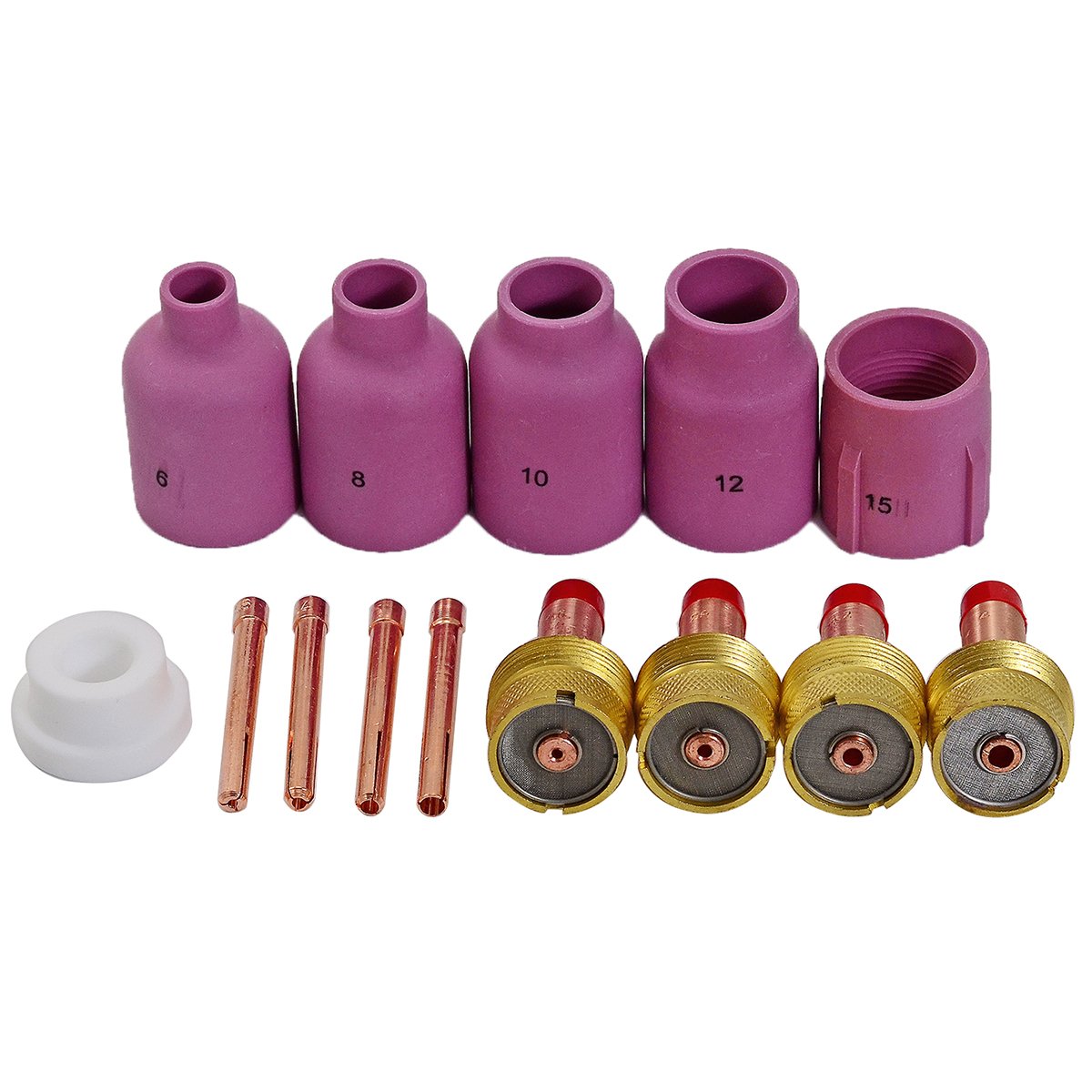 RIVERWELD TIG Gas Lens Collet Bodies Jumbo Large Diameter 45V116 1/16 ...