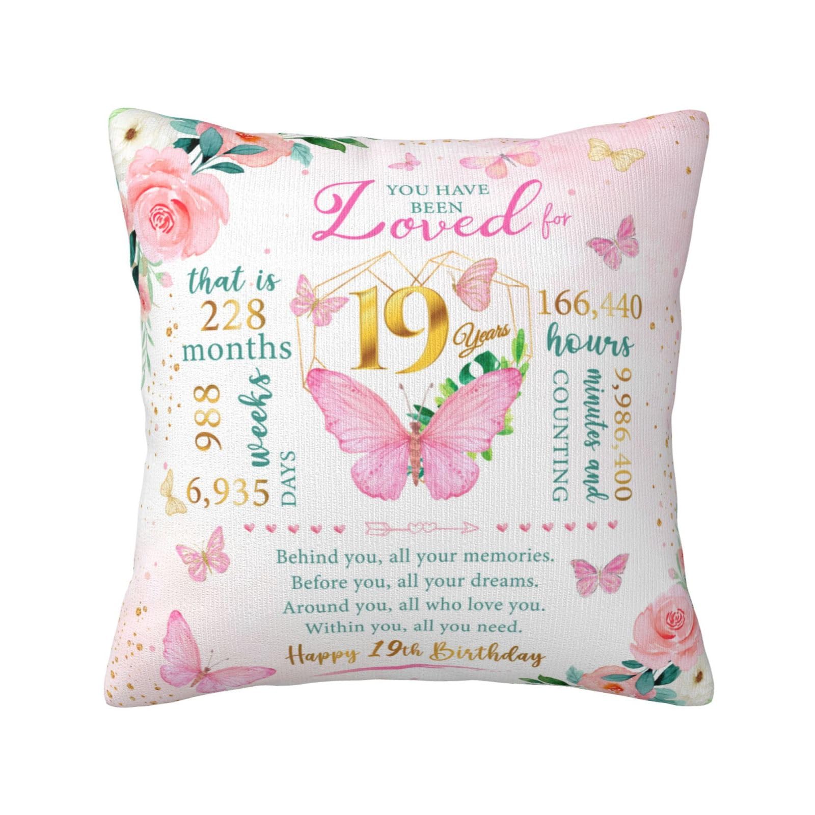 dengtian Birthday Gifts for 19 Year Old Female, Best 19th Birthday ...