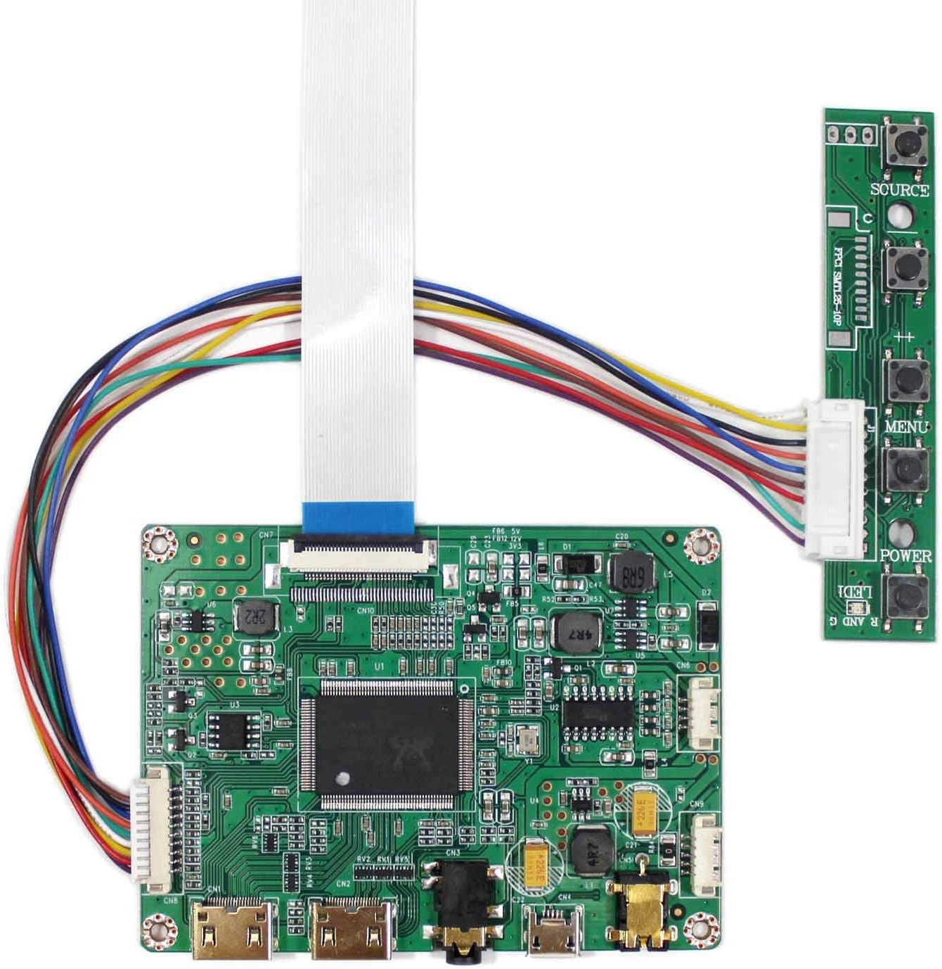 VSDISPLAY 12.6″ NV126B5M-N41 EDP Signal Interface IPS LCD Screen 12.6inch 1920X515 with 2HDM I ...