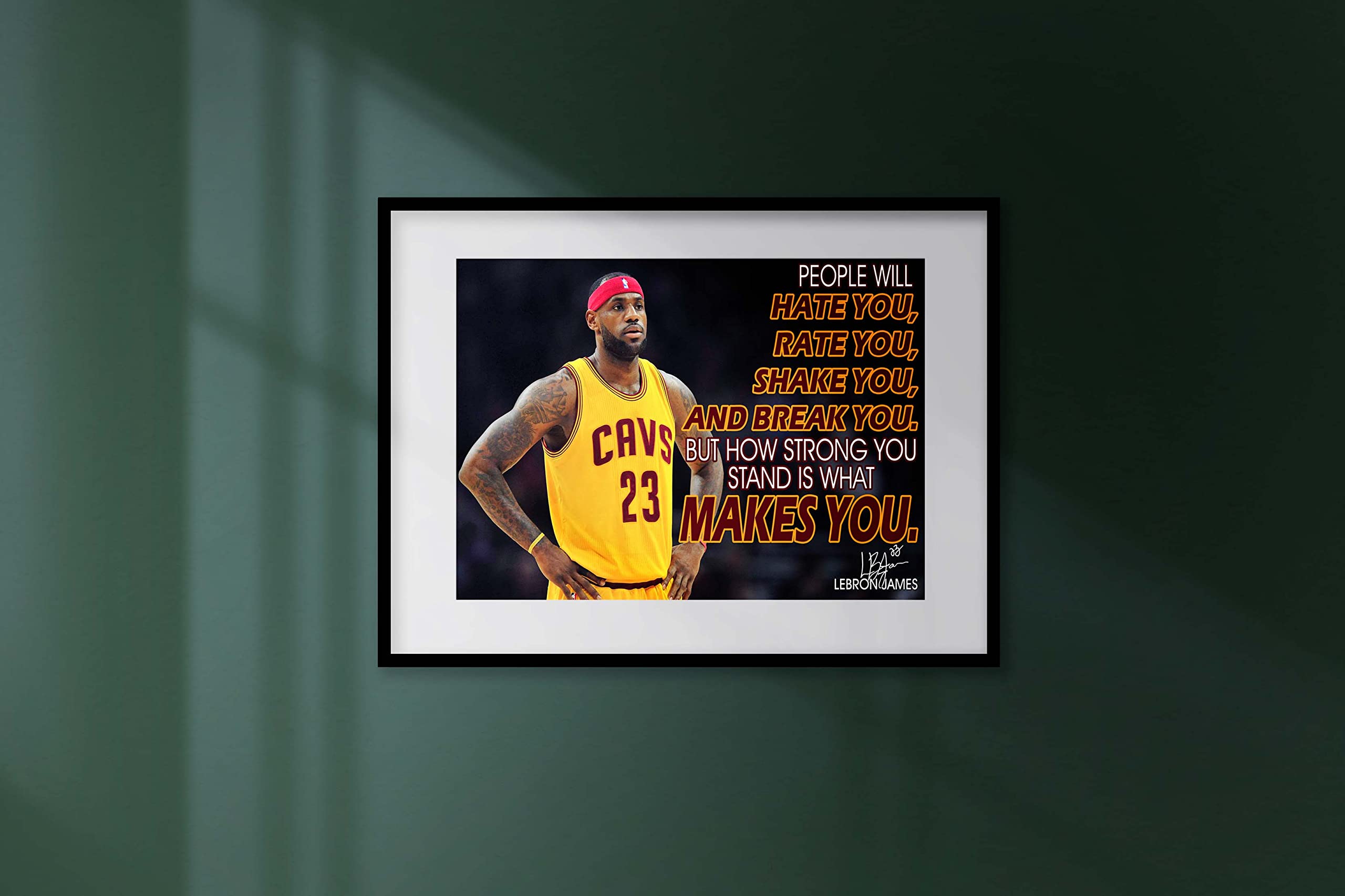 Mua Lebron James Motivational Poster Quote Inspirational Quotes ...