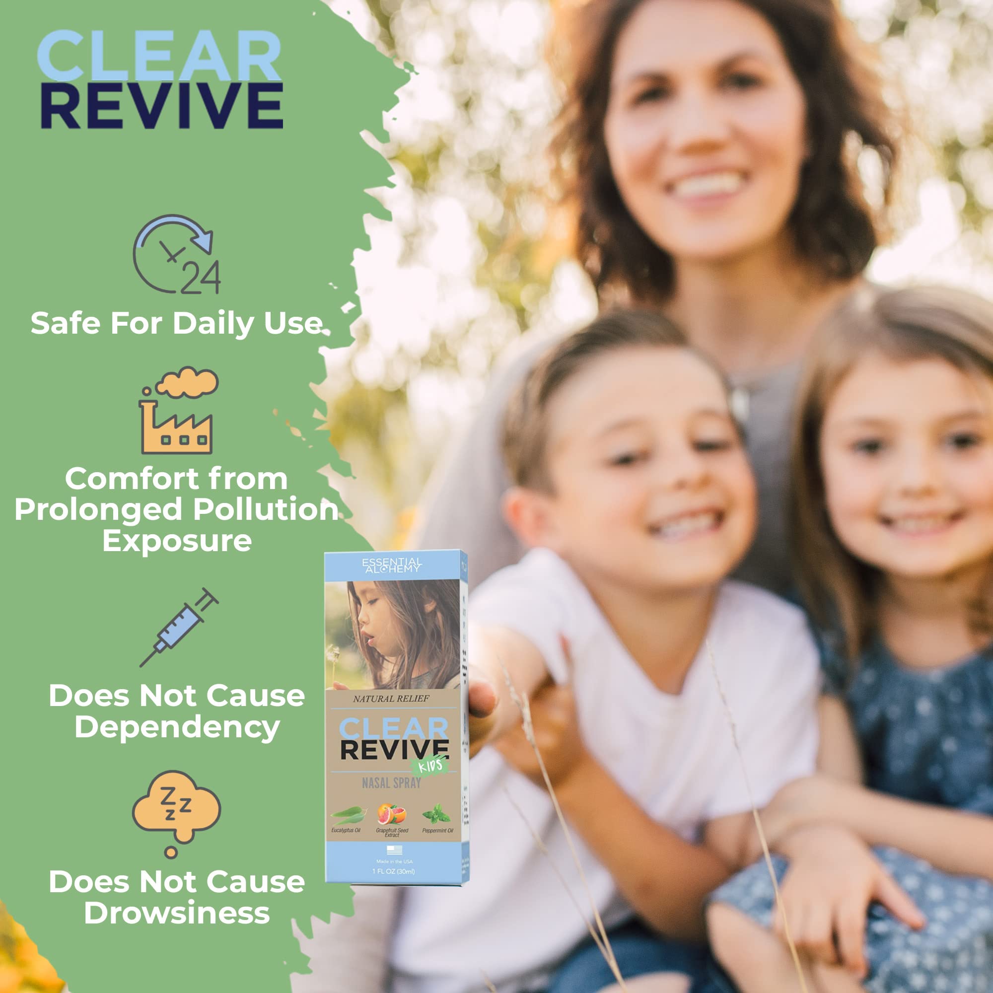 Mua Clear Revive Nasal Spray, Fast Relief of Nasal Allergy and Sinus ...