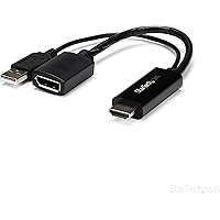 StarTech DP2HDMI2 Adaptador Convertidor de Video DisplayPort a HDMI ...