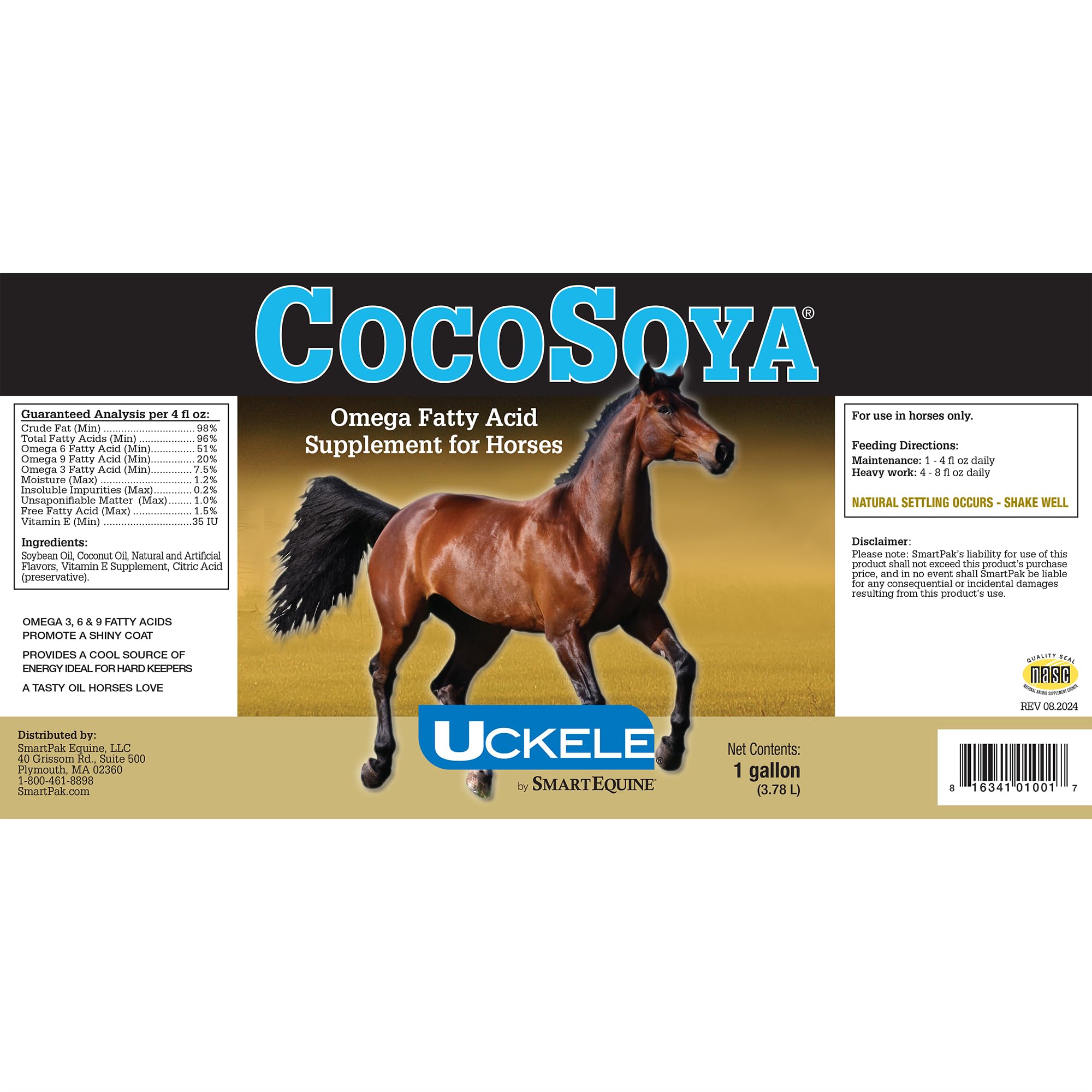 Mua Uckele by SmartEquine CocoSoya Oil | Oil for Skin and Coat ...