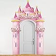 Amazon.com: Princess Castle Photo Door Banner Pink Princess Party ...