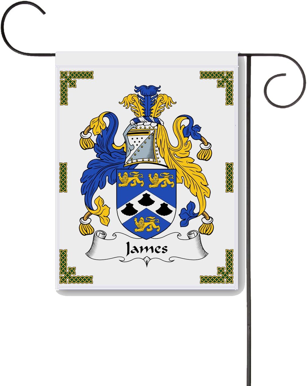 Amazon.com : Carpe Diem Designs James Coat of Arms/James Family Crest ...