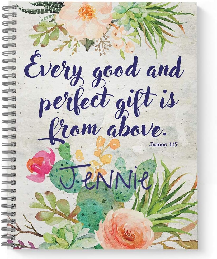 Amazon.com : From Above Personalized Religious Notebook/Journal ...